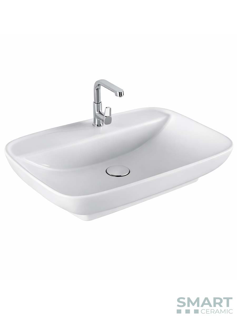 Lavabo nadgradni Rondel 54x41cm Smart Ceramic