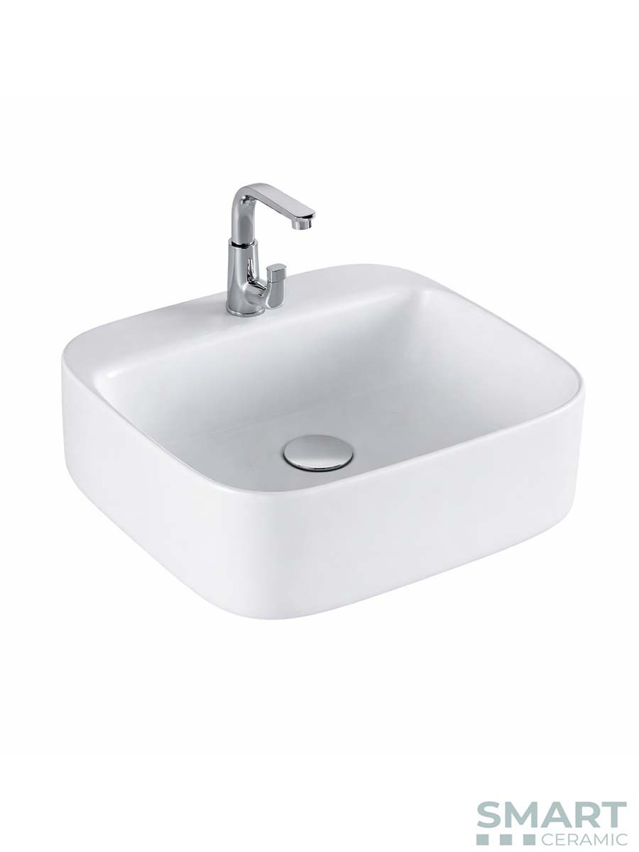 Lavabo nadgradni Sqra 46×41,5cm Smart Ceramic