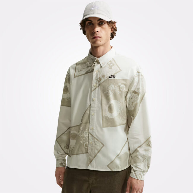 Nike SB Men’s Long-Sleeve Button-Up Skate Top
