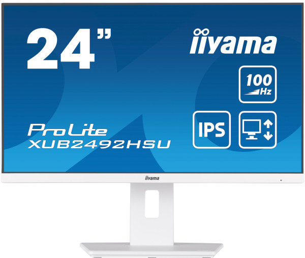 Monitor 23.8″ Iiyama XUB2492HSU-W6 IPS 1920×1080/100Hz/0.4ms/HDMI/DP/USB/zvučnic