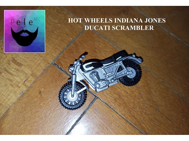 Hot Wheels Indiana Jones motor Ducati Scrambler