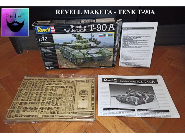 Maketa Revell ruski tenk T-90A - NOVO