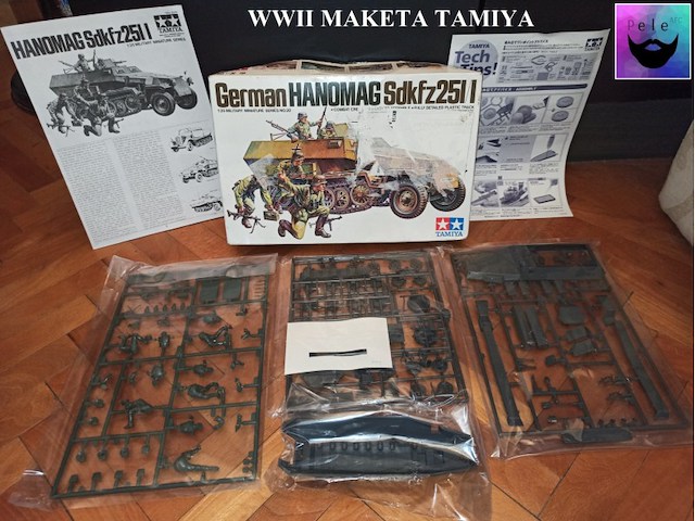 Maketa 1/35 German Hanomag Sd.Kfz. 251/1 TAMIYA - NOVO