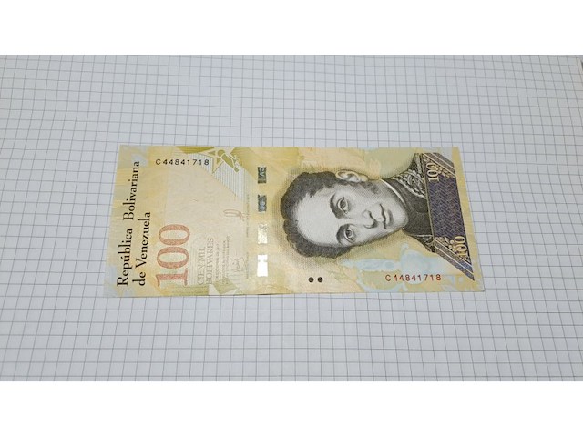 VENECUELA 100 BOLIVARES 2017 GODINA