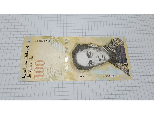 VENECUELA 100 BOLIVARES 2017 GODINA