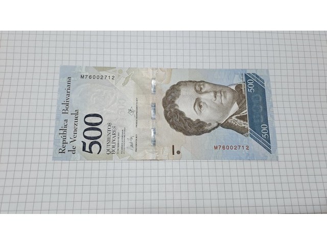 VENECUELA 500 BOLIVARES 2017 GODINA