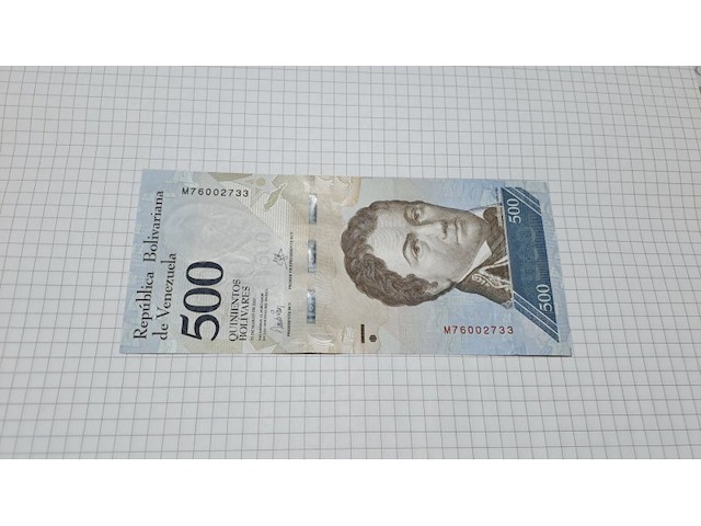 VENECUELA 500 BOLIVARES 2017 GODINA