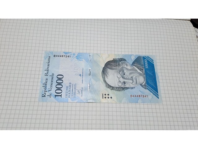 VENECUELA 10000 BOLIVARES 2017 GODINA