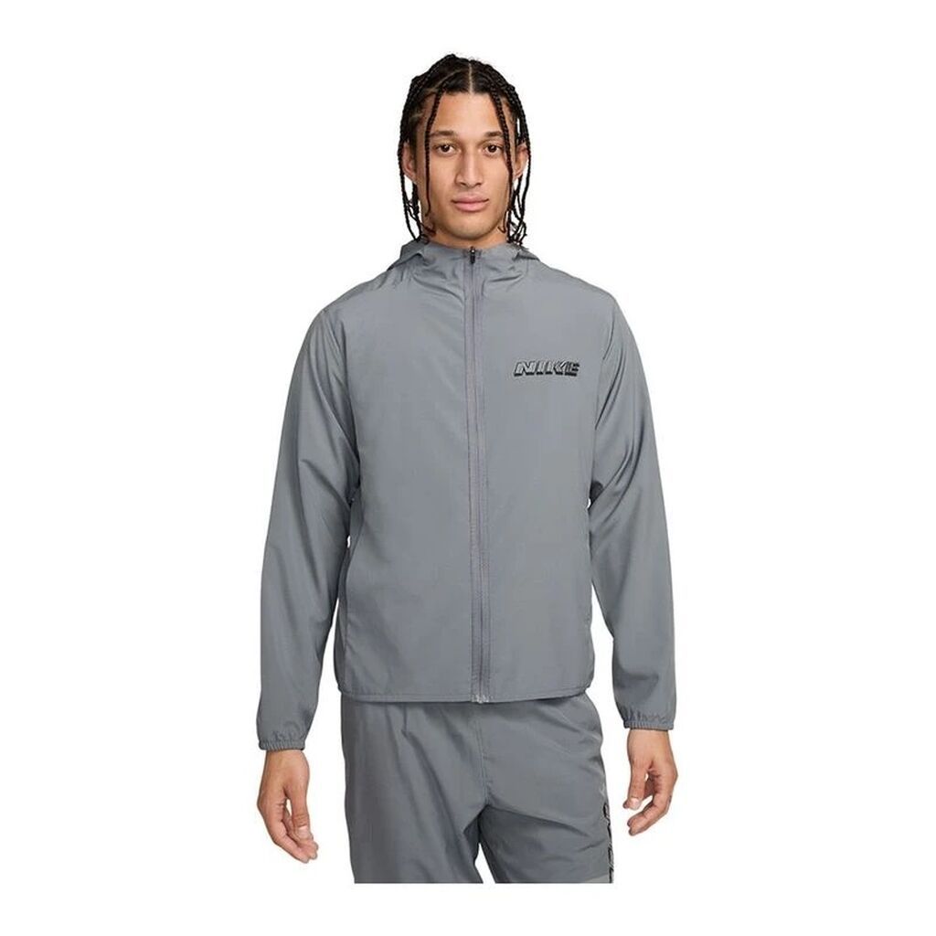 NIKE Form GFX Windrunner Running Jacket - Smoke Grey vel. S NOVO FV