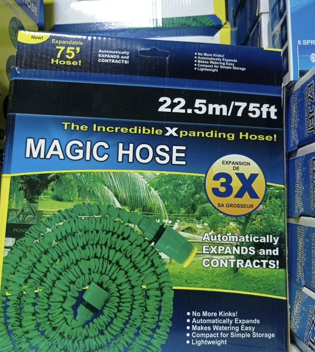 MAGIC HOSE – rastegljivo crevo za zalivanje 22,5 m / 75 ft -