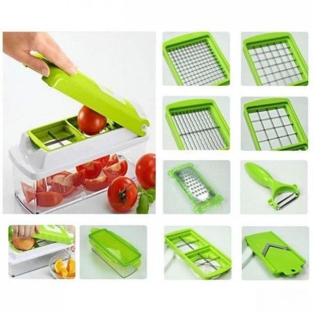 Multipraktični super secko Nicer Dicer Plus NOVO. Opis proizvoda: Neka