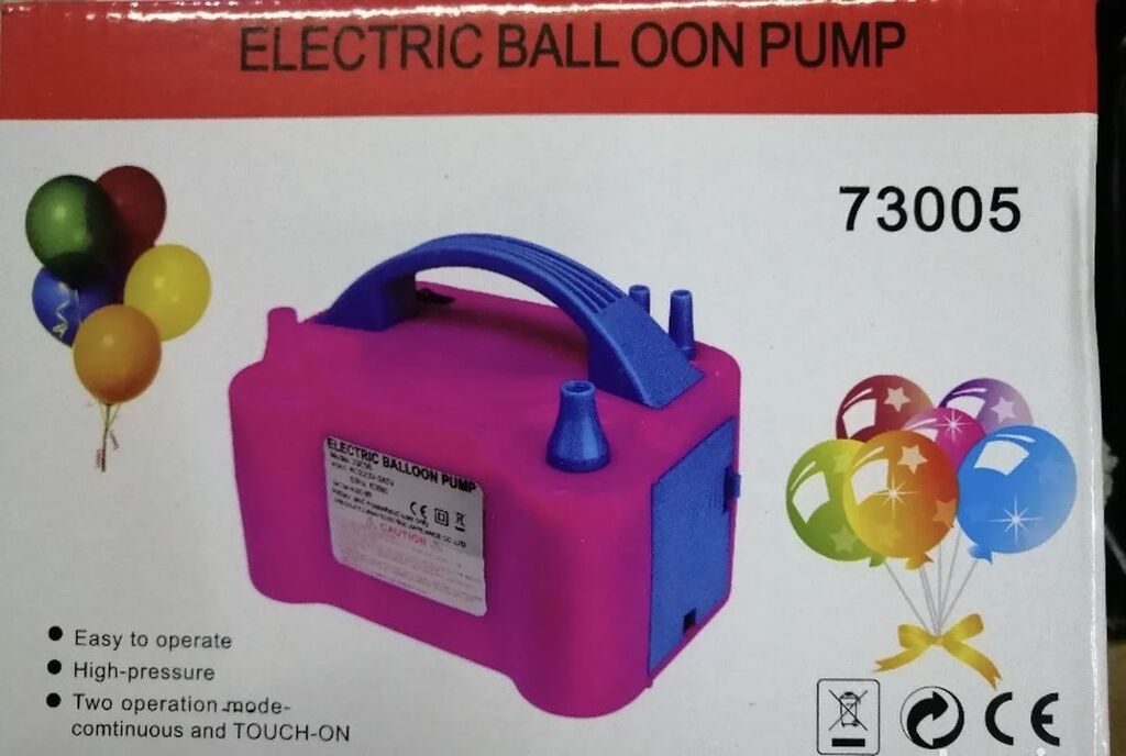 Električna pumpa za balone – model 73005 - Dvostruki izlaz za brzo