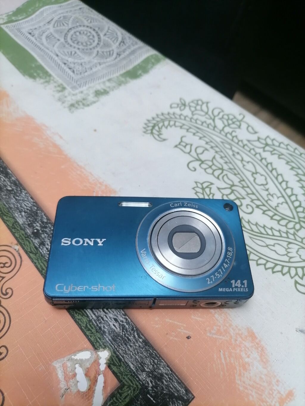 Sony Cyber-shot DSC-W350 kompaktni digitalni fotoaparat (plavi) -
