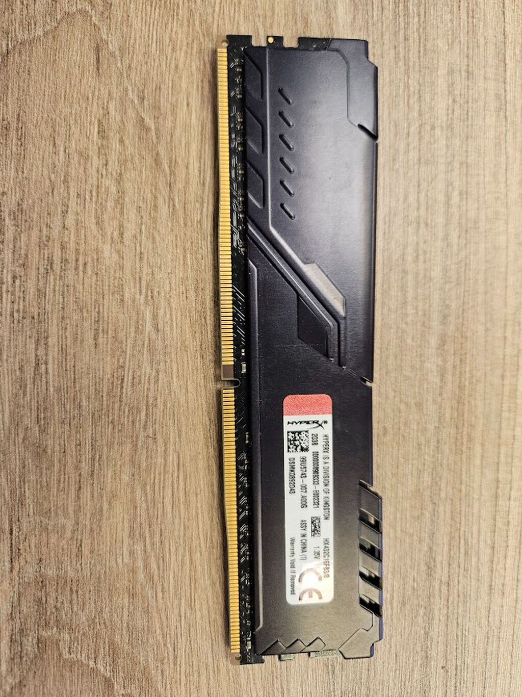 HyperX Fury DDR4 desktop RAM modul - Kapacitet: 8 GB (1x8 GB) - Tip