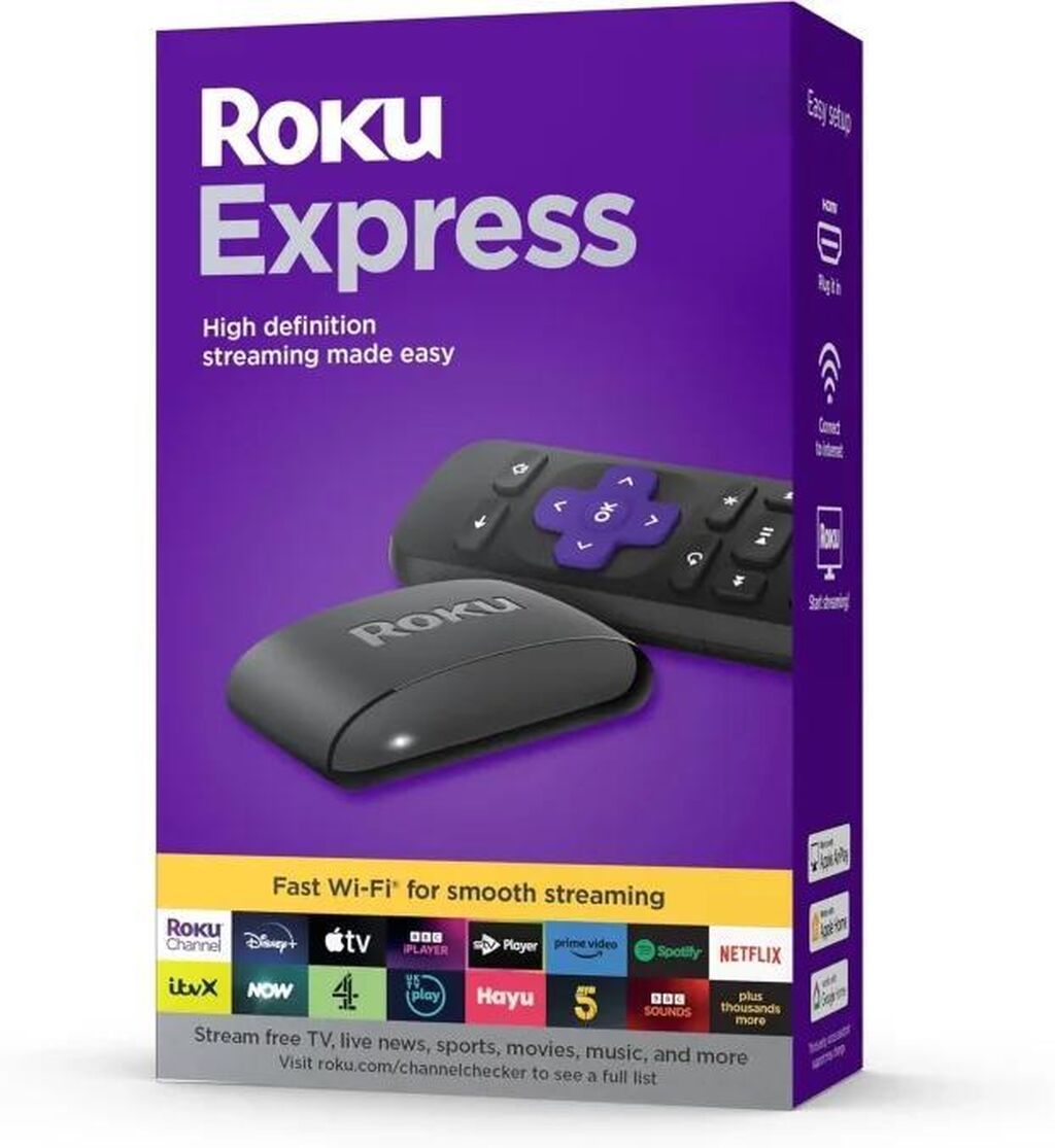 Roku Expres stik Tv resiver za strimovanje HD NOVO. Opis proizvoda