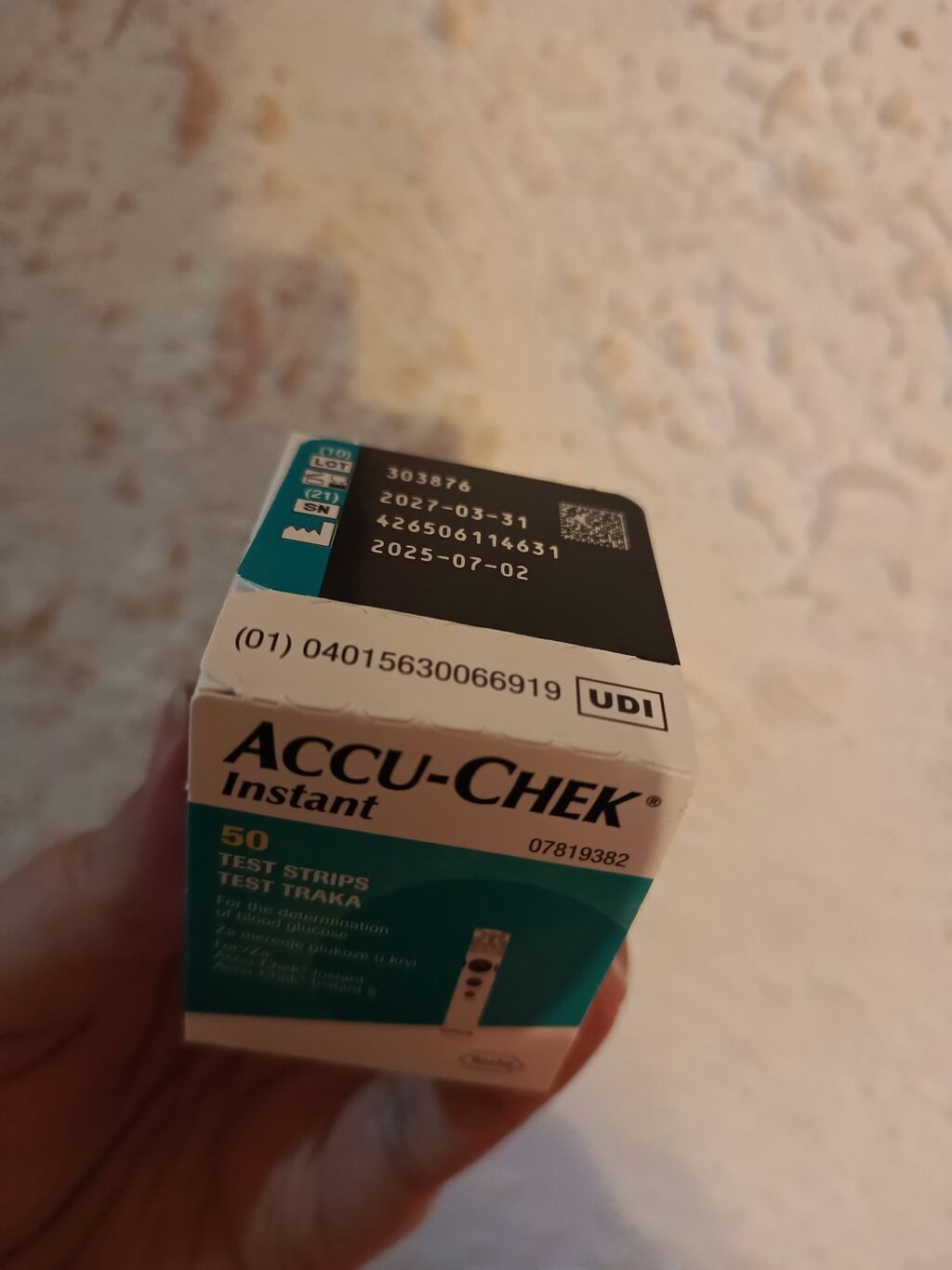 Accu-Chek Instant test trake – pakovanje od 50 komada. - Namenjene za