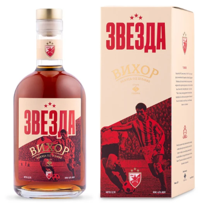 Rakija Zvezda Vihor šljiva 0,7l