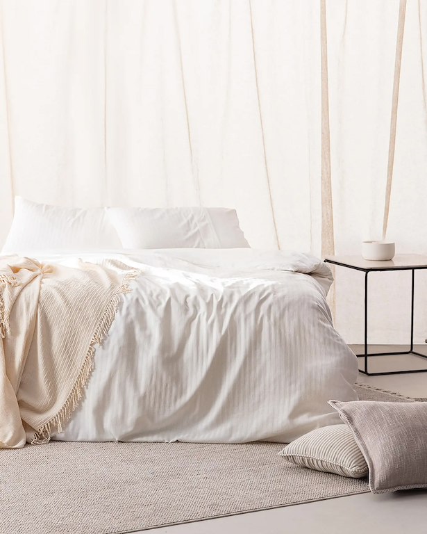 MADAME COCO Adrien Set posteljine, 160x240cm, 50x75cm, 160x280 cm, Bež