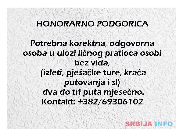 HONORARNO PODGORICA