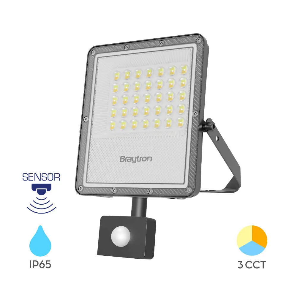 LED FLOODLIGHT FLOOD PF 30W SIVA 3IN1 SNS IP54