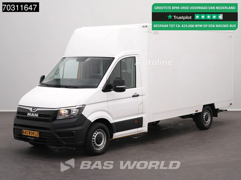 MAN TGE 3.100 433cm Bakwagen Achterdeuren Zijdeur Camera Euro6 Meube kamion furgon < 3.5t
