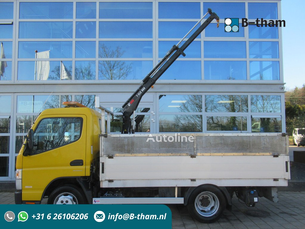 Fuso Canter 3S13 3.0 DI 250 + HIAB T-CLX 009 kraan Crane Kran AU kamion s ravnom platformom < 3.5t
