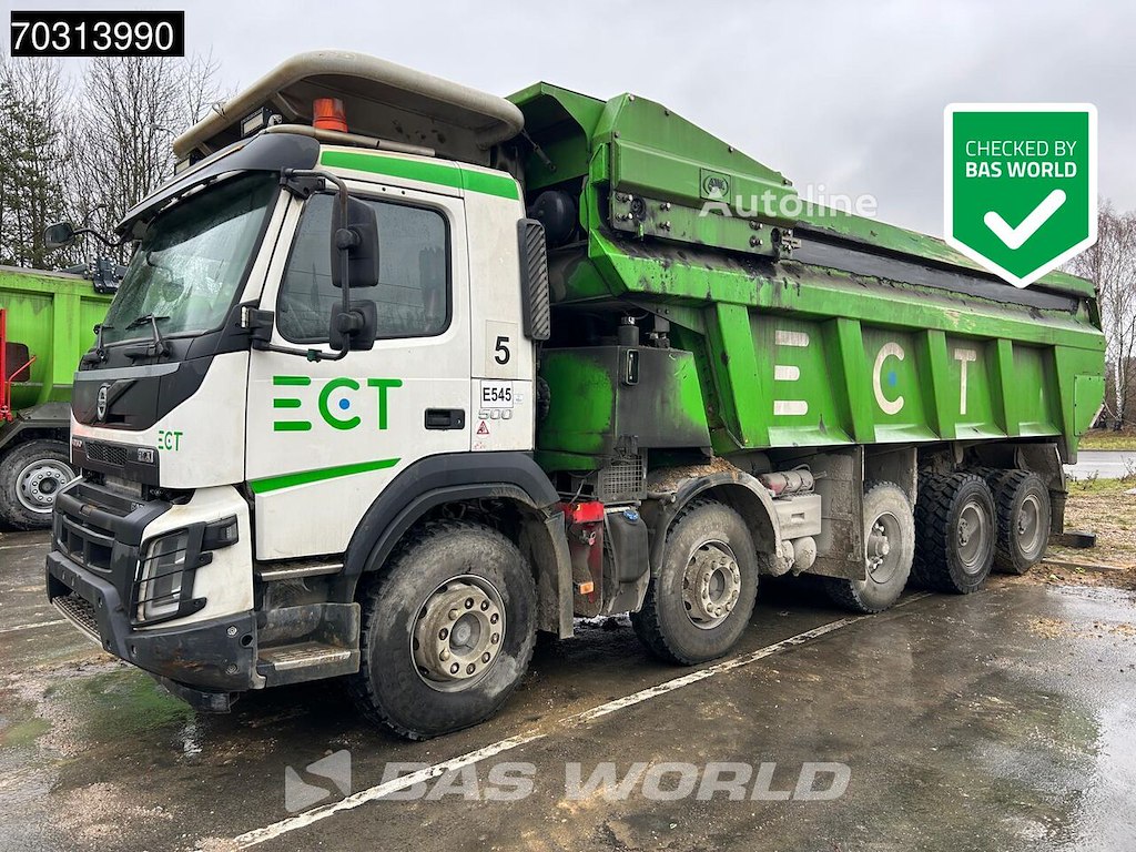 Volvo FMX 500 10X4 28m3 AJK Pusher dump truck Powertronic Automatic Bi kiper