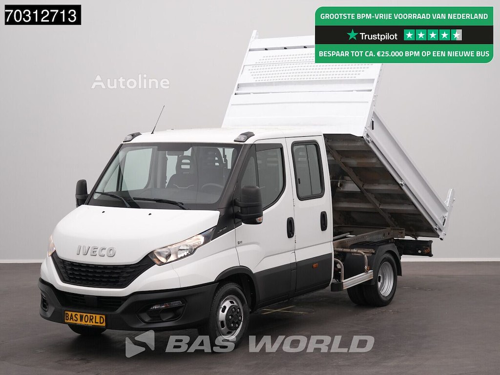 IVECO Daily 35C14 Dubbel Cabine Kipper 3500kg trekhaak Airco Cruise Eu kamion kiper < 3.5t