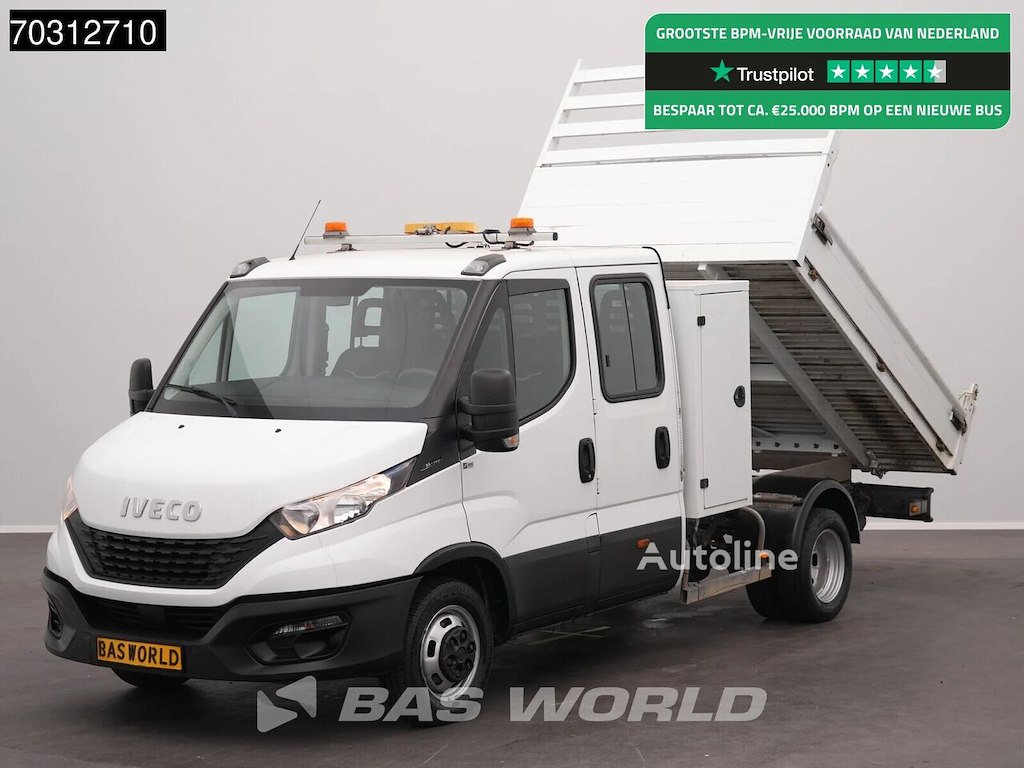 IVECO Daily 35C14 Kipper met Kist Dubbel Cabine 3,5t Trekhaak Dubbellu kamion kiper < 3.5t