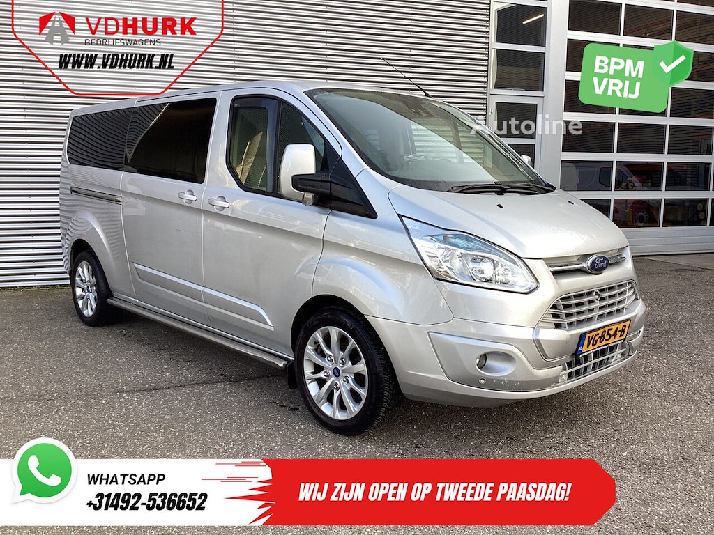 Ford Transit Custom 2.2 TDCI 155 pk L2 DC Dubbel Cabine EXPORT 2x Sch minibus furgon
