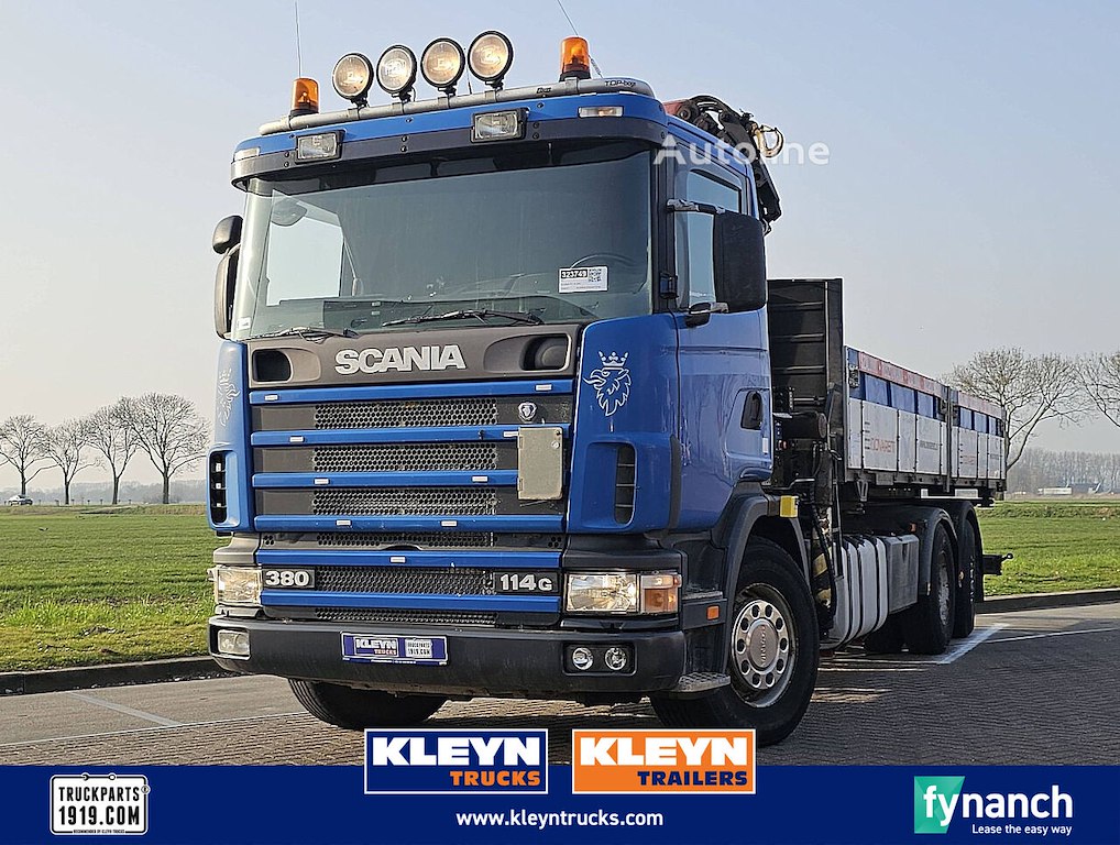 Scania R114.340 6X2 kamion s ravnom platformom