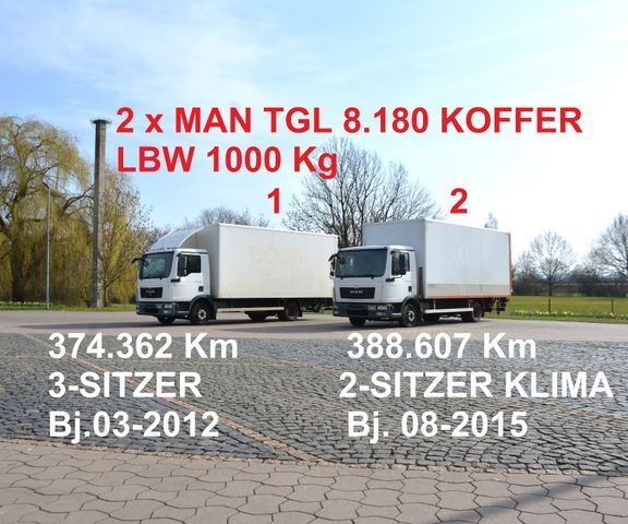 MAN TGL 8.180 kamion furgon