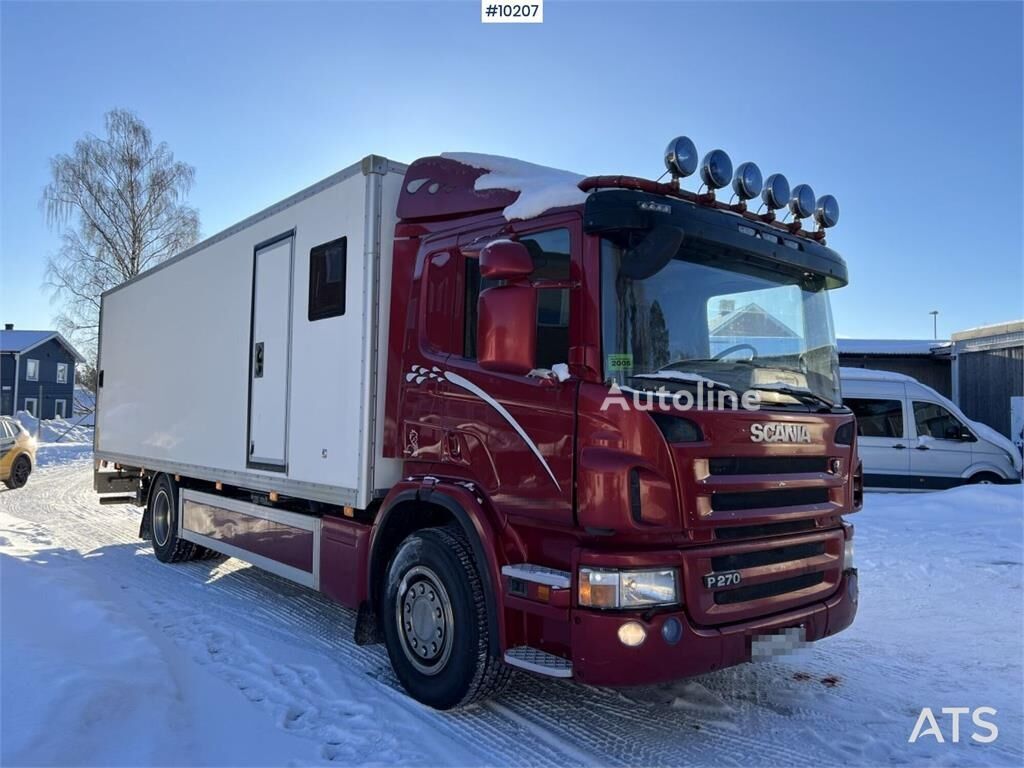 Scania P270 Box truck with tail lift kamion furgon