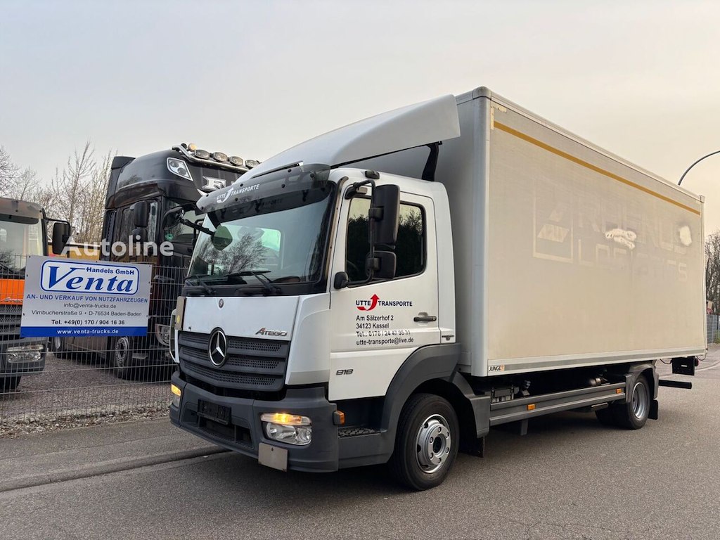 Mercedes-Benz Atego 818L, Euro-6, Klima, LBW kamion furgon