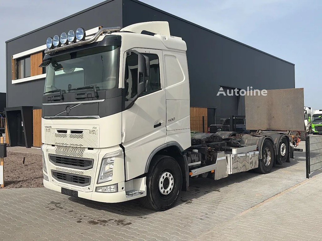 Volvo FH 500 6x2 chassis BDF, full-air, lift, VEB+ euro 6 kamion šasija