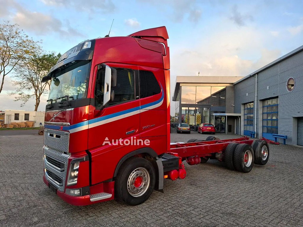 Volvo FH16-750 / BIG AXLE / VEB+ / ONLY:679711 KM / TECHNICAL 70TON / kamion šasija