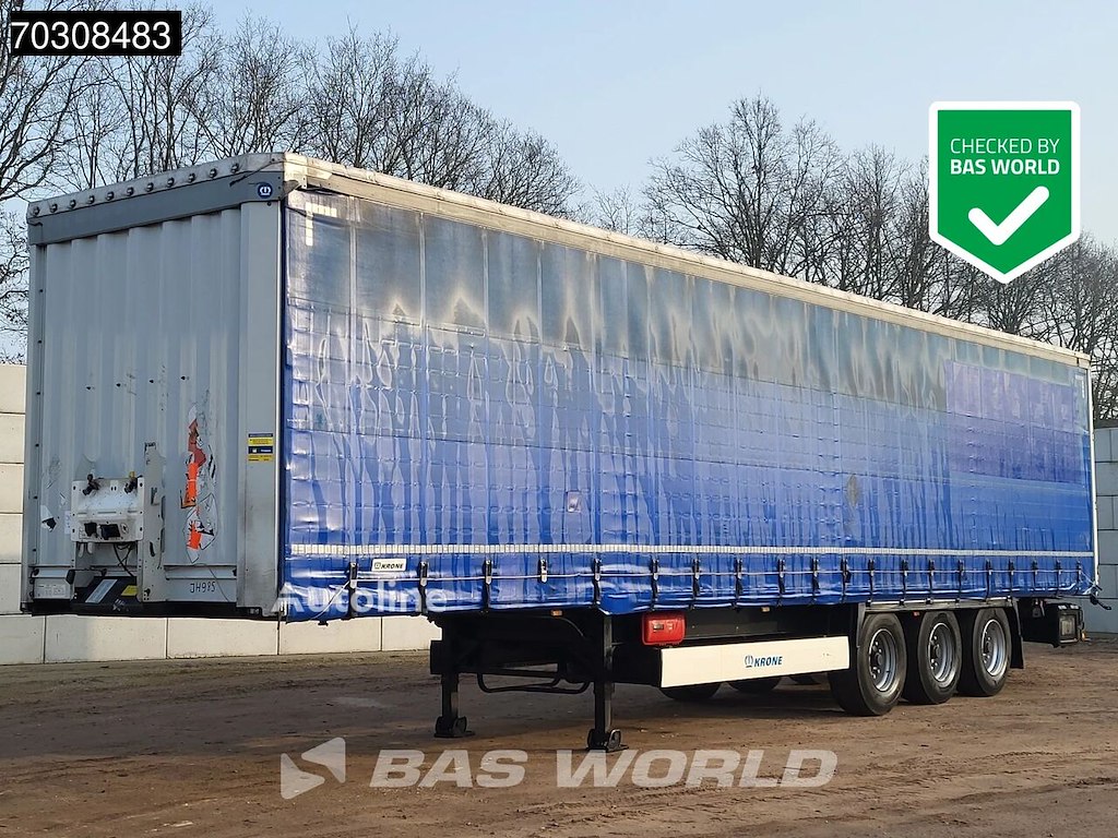 Krone SD 3 axles Sliding Roof Anti vandalism poluprikolica sa kliznom ceradom