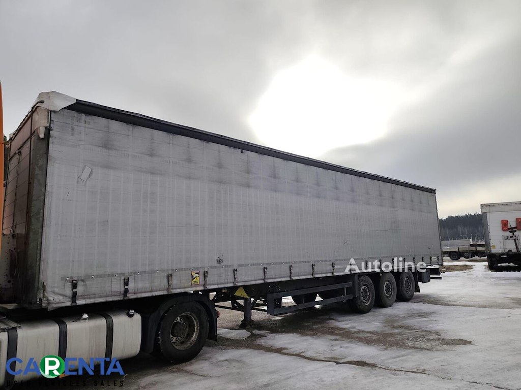 Schmitz Cargobull SCS 24 Lift axle poluprikolica sa kliznom ceradom