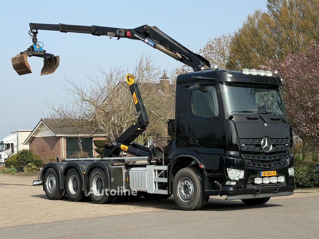 Mercedes-Benz Arocs 3745 8x4 TRIPLE HMF Z CRANE/HOOK!! ZERO EMISSIONS UNTIL 20 kamion rol kiper