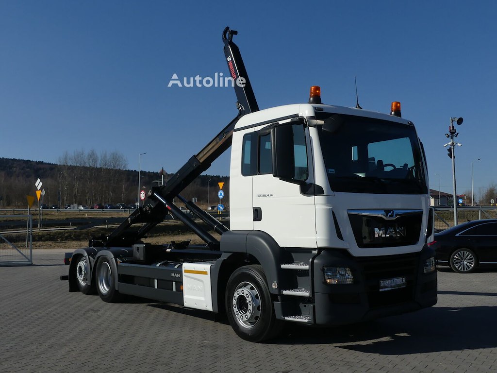 MAN TGS 26.430 / 6x2 / HAKOWIEC / HIAB MULTILIFT / EURO 6 / NISKI PR kamion rol kiper