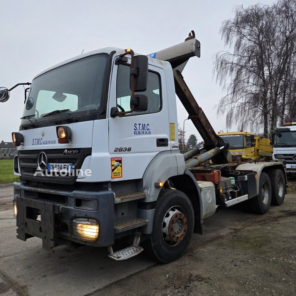 Mercedes-Benz Axor 2636 hooklift full steel suspension kamion rol kiper