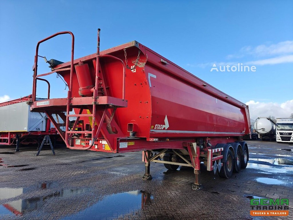 Stas S300CX 3-Axles BPW - Tipper 28m3 - ALU/ALU - Disc brakes - Lift poluprikolica kipera