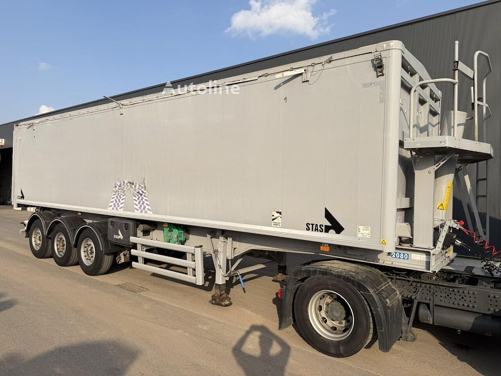 Stas S300CX 55M³ BIG VOLUME ALU TIPPER - MB ACHSEN - DISC BRAKES - AI poluprikolica kipera