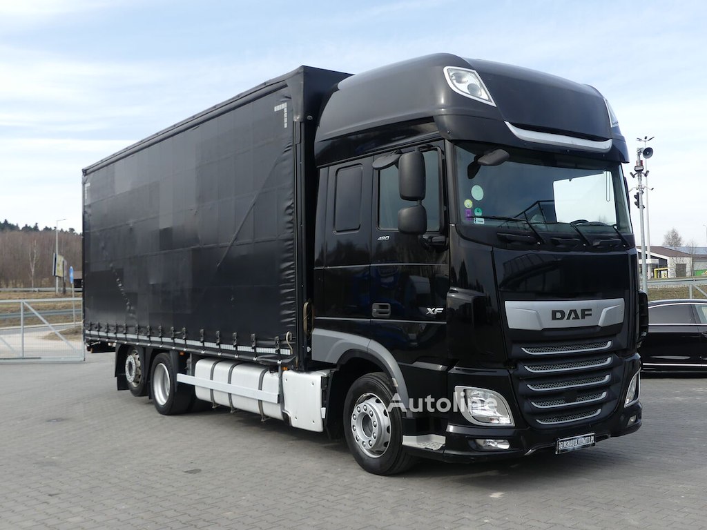 DAF XF 106.480 6x2 / FIRANKA 7.70 / ZSUWANY DACH / EURO 6 kamion sa klizna zavesa cerada