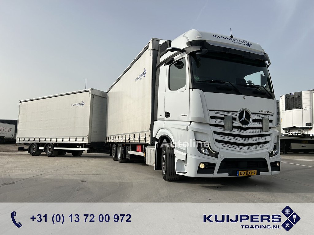 Mercedes-Benz Actros 2548 Bigspace 6x2 + Fellechner Wipkar / Volume Combi kamion sa klizna zavesa cerada