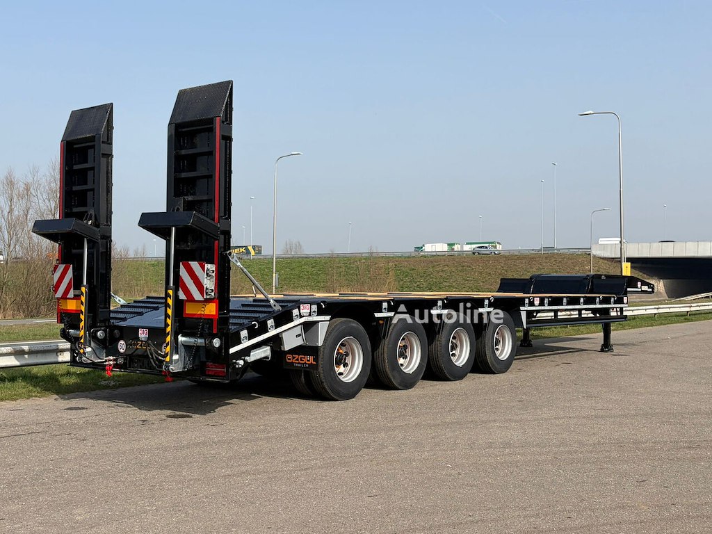 Nova Özgül 80 Ton 4 axle - LW4 AFR FIX poluprikolica sa niskom platformom