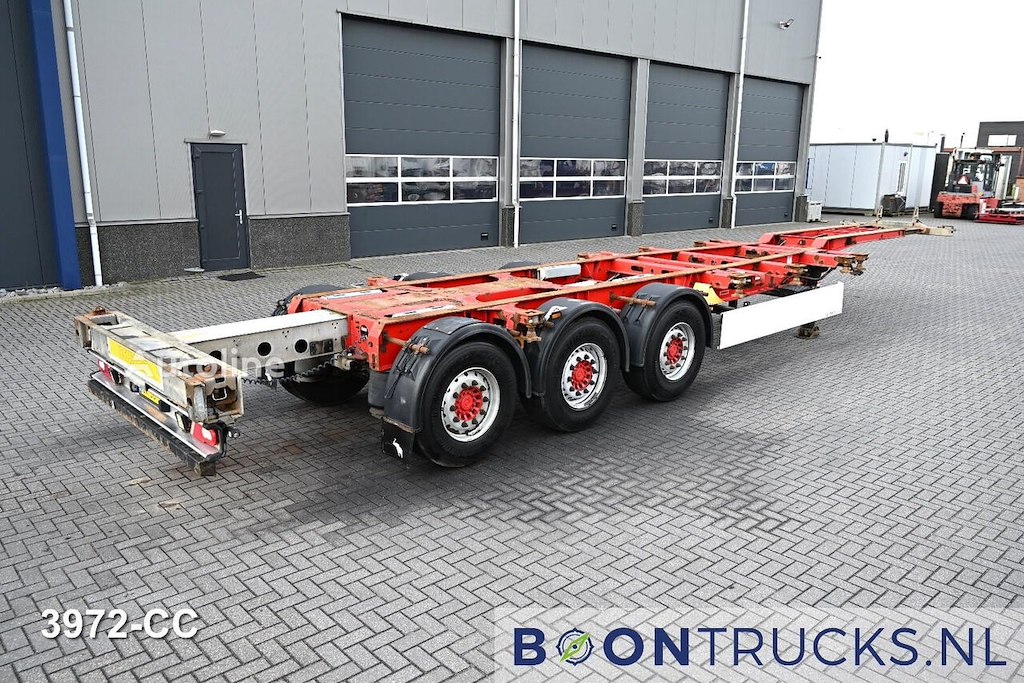 Schmitz Cargobull SCF 24 G | 2x20-40-45ft HC * SAF/DISC * NL TRAILER * APK 12-2026 poluprikolica za prevoz kontejnera