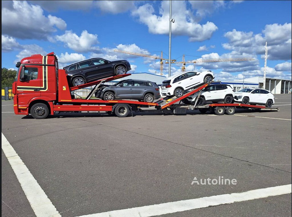Mercedes-Benz Actros autotransporter + prikolica autotransportera