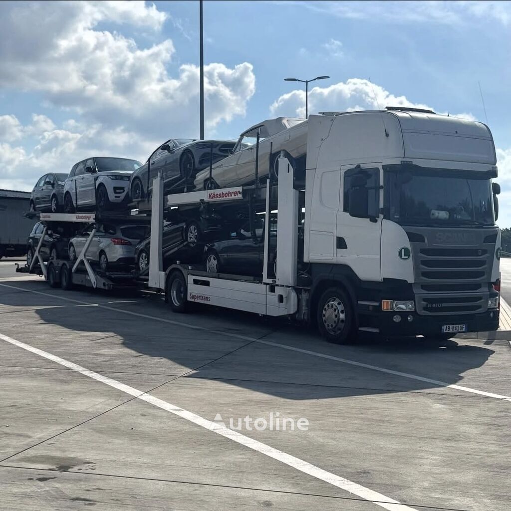Scania autotransporter + prikolica autotransportera