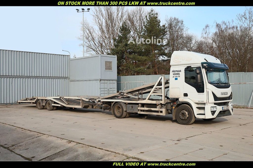 IVECO EUROCARGO 150E320+TRAILER 14 TONS, 6 PCS autotransporter + prikolica autotransportera